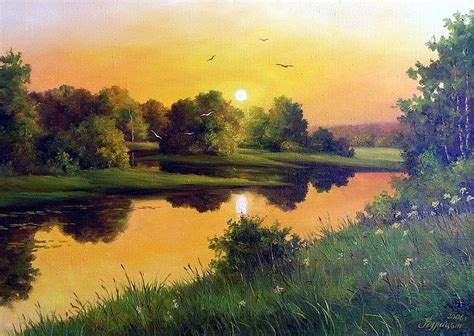 Картины известных художников пейзажи лето
