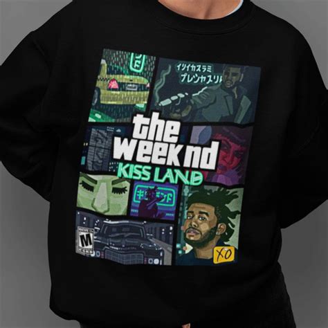 The Weeknd Shirt The Weeknd Kissland Tee The Weeknd Concept Etsy