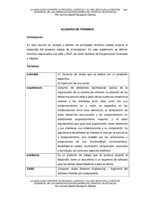 Pdf Glosario De Trminos