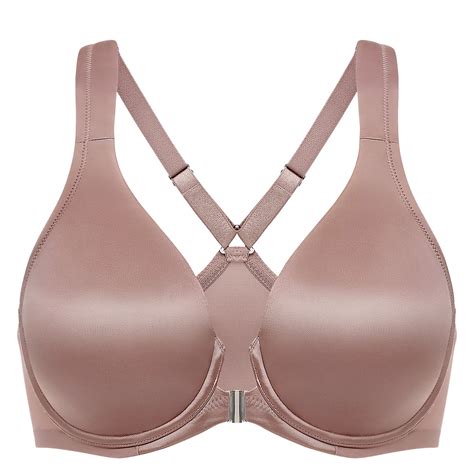 Women S Racerback Front Closure Bra Seamless Plunge Underwire Unlined