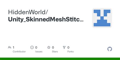 Github Hiddenworld Unity Skinnedmeshstitcher