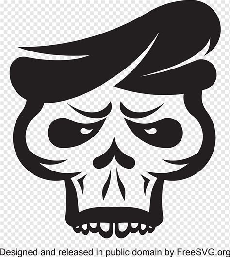 베레모를 쓴 해골 Png Pngwing
