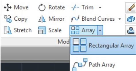 Cara Menggunakan Perintah Array Dalam Autocad 2014