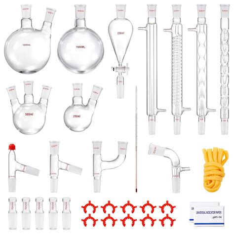 Vevor New Laboratory Glassware 2440 Chemistry Glassware 32pcs Chemistry