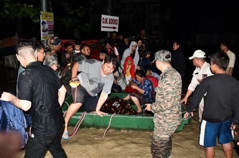 Flood Water Enters 250 Houses On Assam Manipur Border Four Dwellings Swept Away