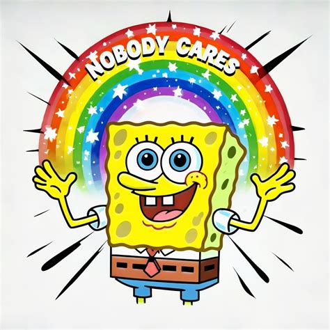 Rainbow Spongebob Imagination Meme