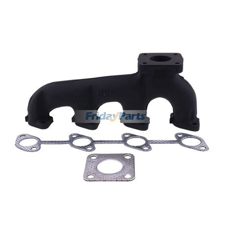 Buy 4 Cylinder Exhaust Manifold 16616 12312 With Gasket For Kubota