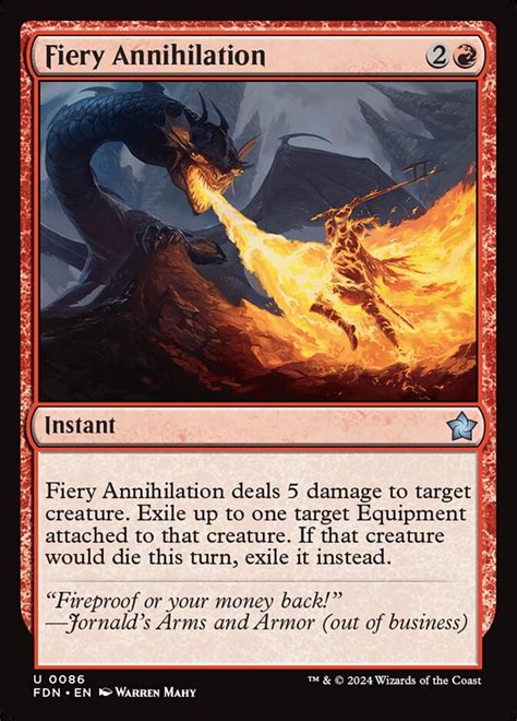 Fiery Annihilation Foundations Uncommon