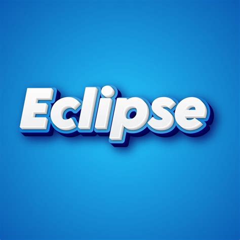 Premium Photo Eclipse Text Effect Gold Attractive Background Card Photo