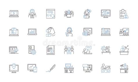 Operations And Logistics Line Icons Collection Efficiency Coordination Fulfillment Planning
