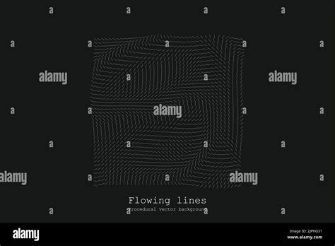 Abstract Line Matrix Pattern Noise Flow Dynamic Stock Vector Image And Art Alamy