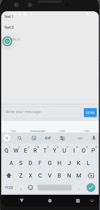 Extra Space In KeyboardAccessoryView When Using TabNavigation Issue Ardaogulcan React