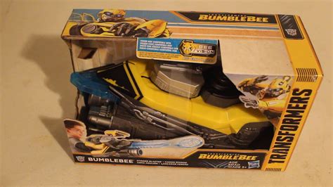 Unboxing Review Of Hasbro Transformers Bumblebee Movie Stinger Blaster