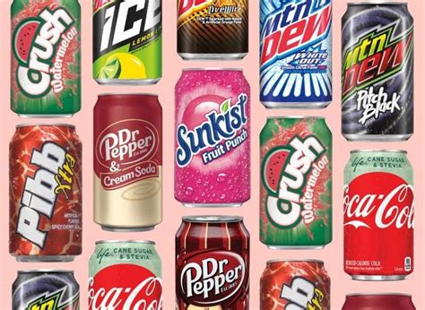 Crush Strawberry Soda Refreshing Drink From Usa Different Types Of