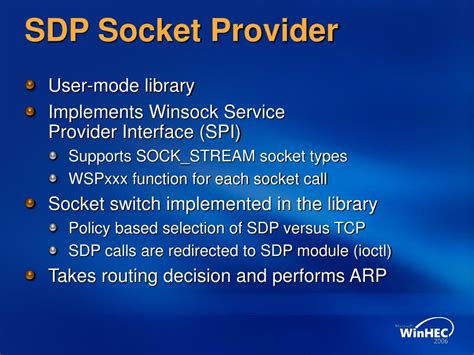 PPT Sockets Direct Protocol Over InfiniBand PowerPoint Presentation Free Download ID 365116