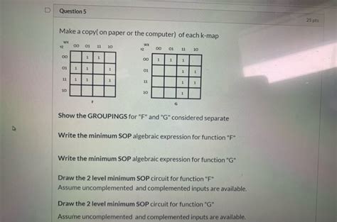 solved refer to the minimum 2 level sop for the function f