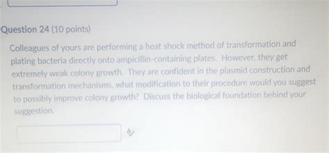 Solved Question 24 10 Points Colleagues Of Yours Are