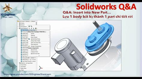 Solidworks Qanda Insert Into New Part Youtube