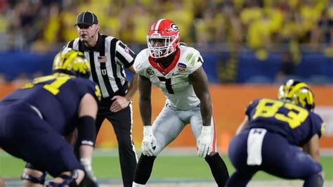 Why The Steelers Should Target Georgia Bulldogs Impressive Lb Quay