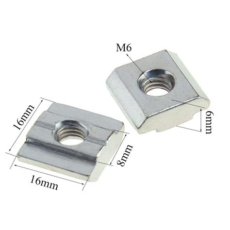 Odinest T Nuts Tee Sliding Slot Nuts 30 Series M6