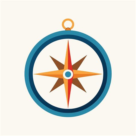 Compass Flat Design Simple 58301433 Vector Art At Vecteezy