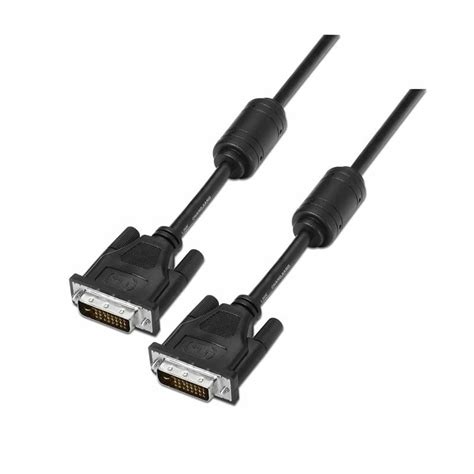Cable Dvi Aisens A117 0089 Dvi D Macho Dvi D Macho 1 8m Negro Leroy Merlin