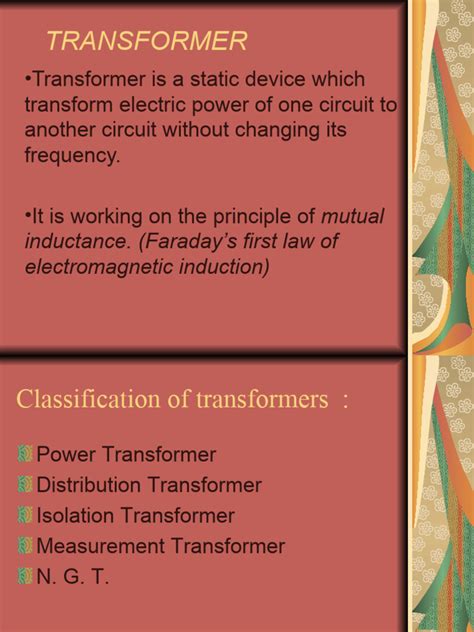 Transformer Basic Pdf
