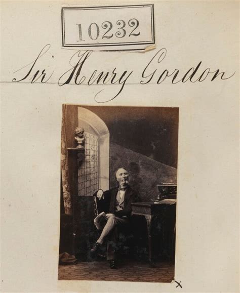 Npg Ax59947 Sir Henry Percy Gordon 2nd Bt Portrait National