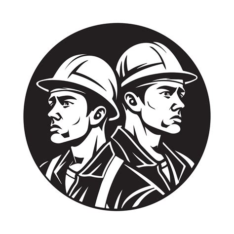 Coal Miners Logo Isolated On White Background 41412120 Vector Art At Vecteezy