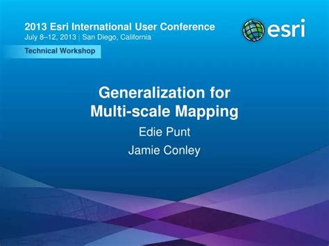 Ppt Generalization For Multi Scale Mapping Powerpoint Presentation