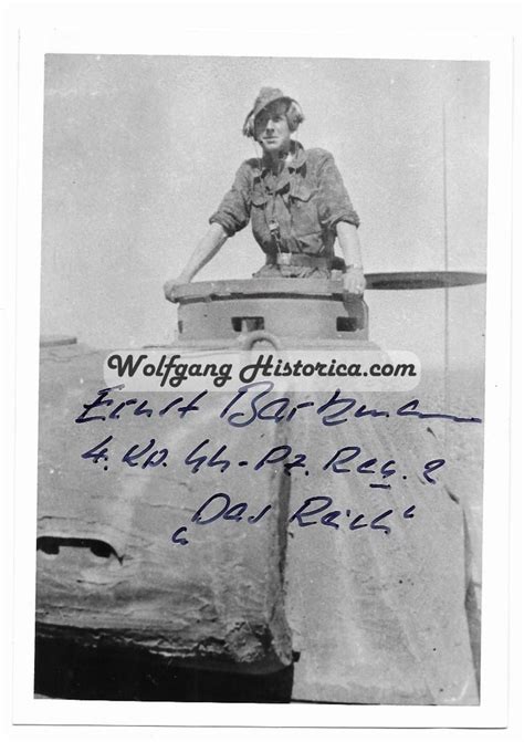 Ernst Barkmann Ss Panzer Regiment 2 “das Reich” Wolfgang Historica