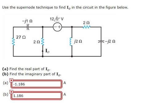 Solved Use The Supernode Technique To Find I In The Circuit
