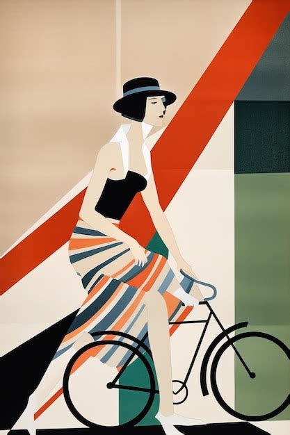 Premium Ai Image Generative Ai Bauhaus Style Background