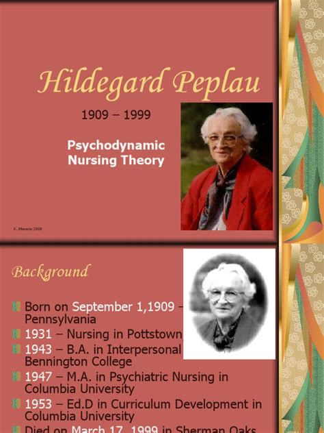Hildegard Peplau Pdf Nursing Applied Psychology