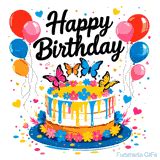 Beautiful Flowers Happy Birthday  Animations Download On