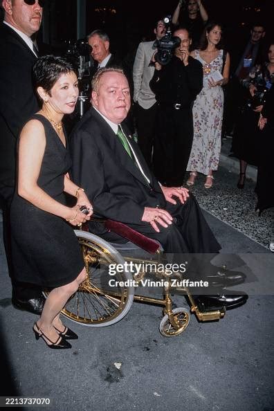 American Publisher Larry Flynt And Wife Elizabeth Attending An Event