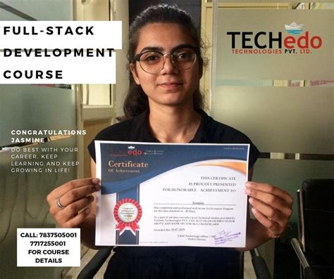 Certification Months Full Stack Web Development Course Id