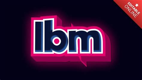 Ibm Pink Night Love D Text Effect Generator Ibm Pink Night Love D Text Effect Generator