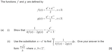 Ibdp Past Year Exam Questions Techniques For Integration Ibdp Math