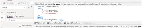 gallery textinput in form not updating default tex power platform