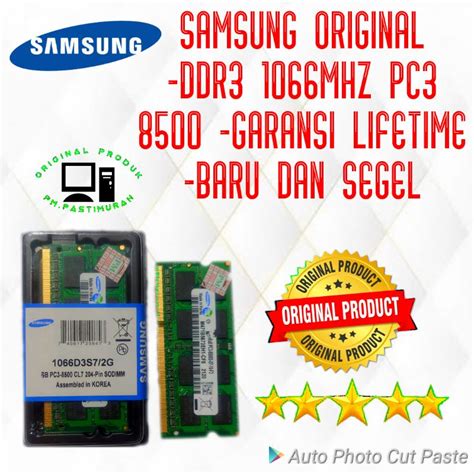 Jual Ram Nb Ddr3 4gb 1066mhz Pc3 8500 Original Samsung Shopee Indonesia