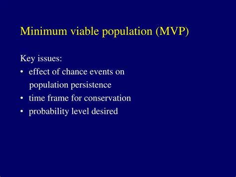 PPT Minimum Viable Population MVP PowerPoint Presentation Free Download ID