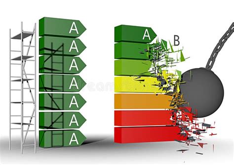Efficient Vs Inefficient Words Man Lifting Word Others Crushed Stock
