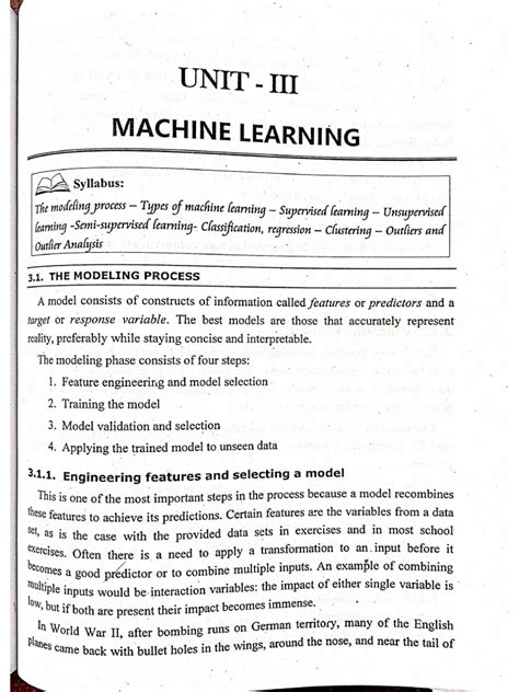 Data Science Unit 3 Notes Pdf