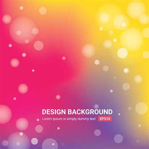Premium Vector Abstract Blurred Gradient Mesh Background Colorful Smooth Banner Template