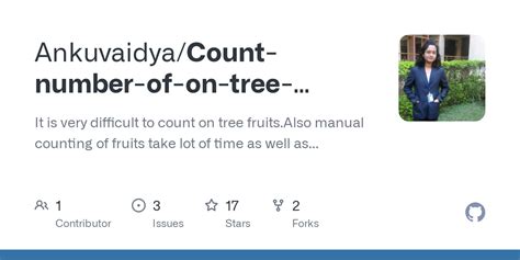 Github Ankuvaidyacount Number Of On Tree Fruits Python It Is Very