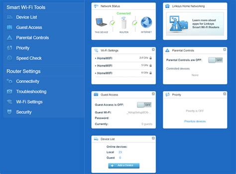 Overview Of The Linksys Mx Router S Linksyssmartwifi Com Page Linksys Support