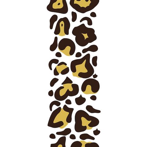 Premium Vector Leopard Pattern Design Vector Illustration Background Fashionable Stylish