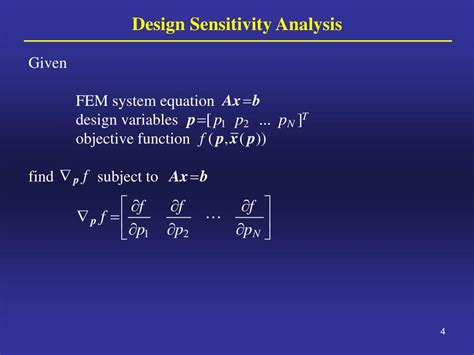 Ppt Optimization Using Broyden Update Self Adjoint Sensitivities Powerpoint Presentation Id