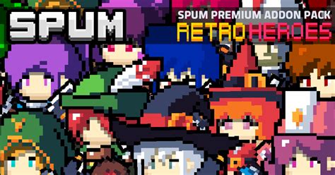 2d Retro Heroes Spum Premium Addon Pack 2d Characters Unity Asset